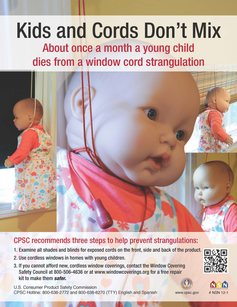 Window Blind Cord Tragedy in Utah; CPSC Recommends Going Cordless